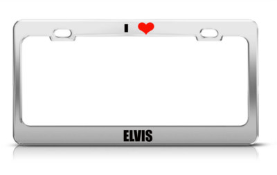 Elvis Name Steel Metal License Plate Frame Car Auto Tag Holder | eBay