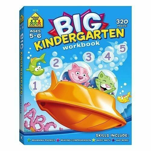 School Zone Publishing Szp06316 Big Kindergarten Workbook for sale ...