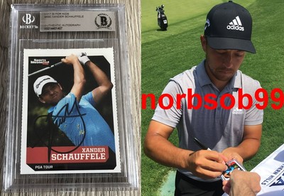 XANDER SCHAUFFELE SIGNED 2017 SI FOR KIDS ROOKIE CARD w/EXACT PROOF ...