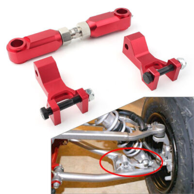Front &Rear Lowering Kit Adjustable Red for Yamaha Raptor 700 350 660 ...