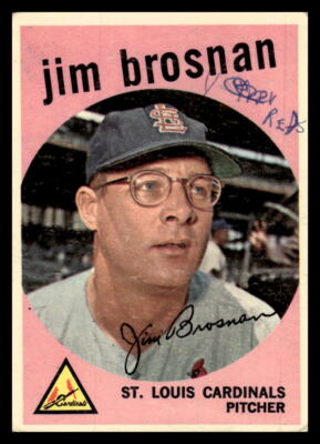1959 Topps Jim Brosnan #194 St. Louis Cardinals Baseball Card | eBay