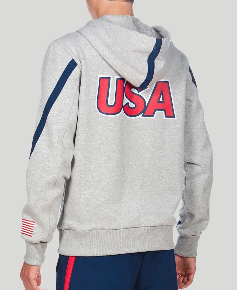 arena Authentic Official USA Swimming National Team Zipup Jacket Hoody ...