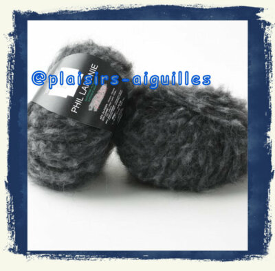3 pelotes de laine PHIL LAPONIE CARBONE neuves | eBay