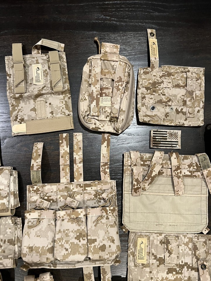 New Eagle Industries AOR1 Retro Medium MMAC Full Kit Pouches Devgru ...