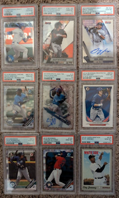 Lot of 9 PSA 10 rookie cards – Alvarez, Lux, Rutschman, Jimenez and ...