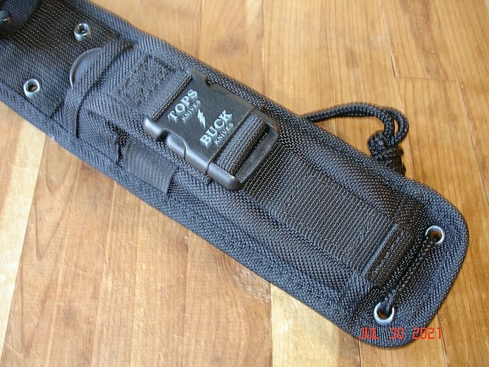 @@ 1 NEW TOPS BUCK KNIVES 650 NIGHTHAWK KNIFE SHEATH ONLY NYLON MOLLE ...