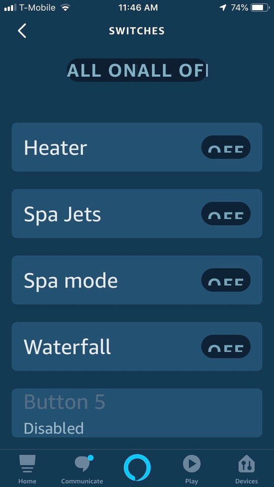 Jandy 7489 (Alexa) RS 8 Spalink Spa Remote - control of 8 relays ...