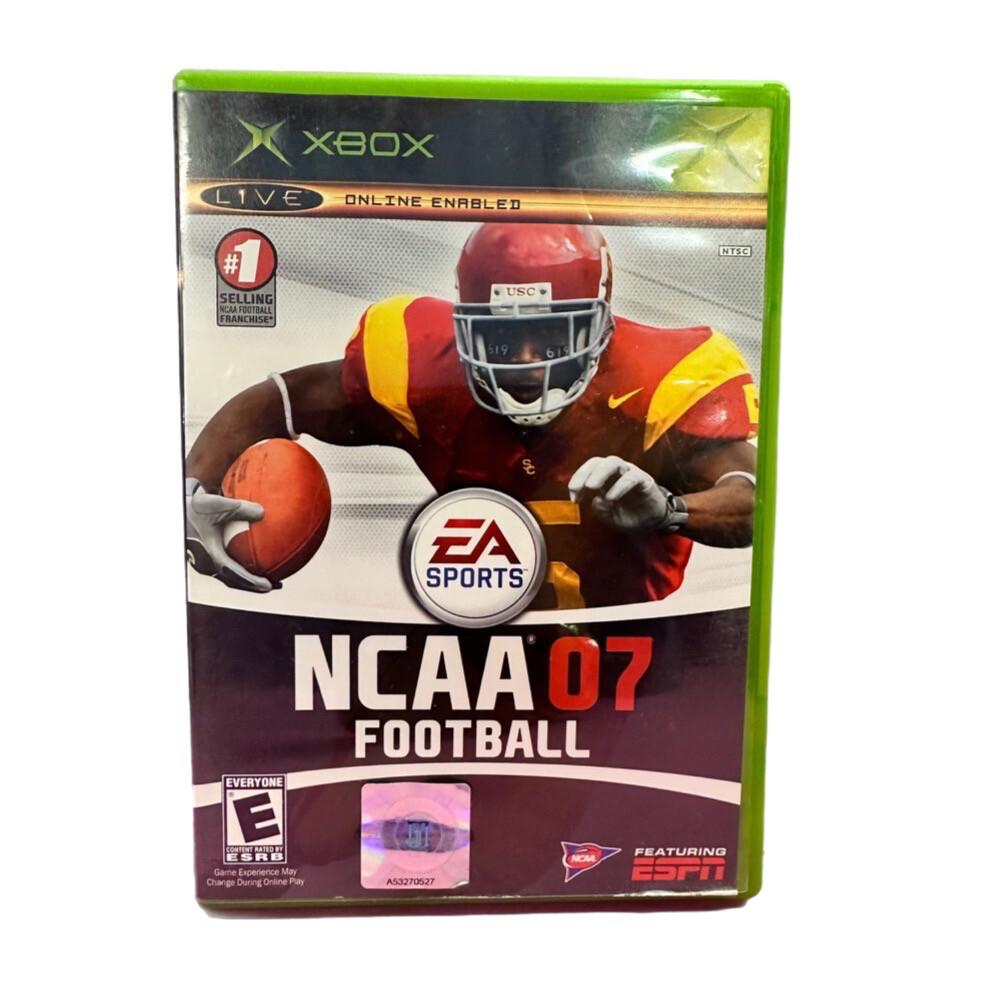 NCAA 07 Football XBOX EA Sports Rated 3 2006 14633152050| eBay