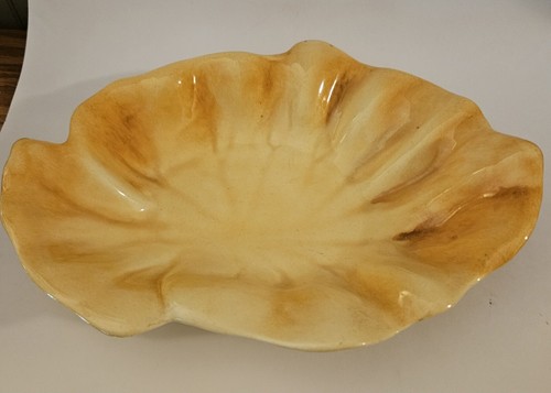 Cemar California Pottery 610 Yellow Leaf Platter 9"x7.5"x2" Vintage MCM ...
