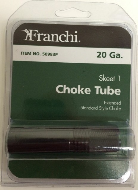 Factory Franchi 20 Gauge Extended Skeet 1 Choke Tube Diameter .615 ...