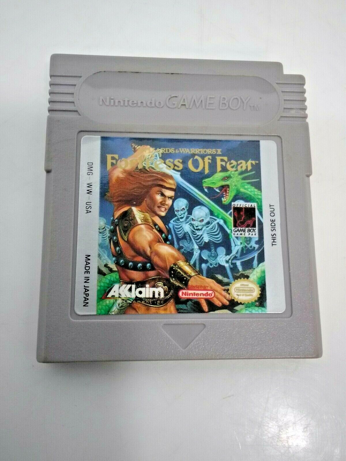Wizards & Warriors X Fortress of Fear Nintendo Game Boy | eBay