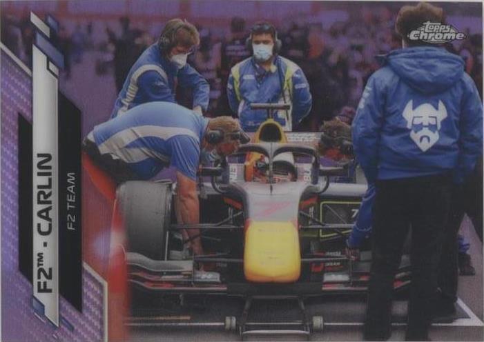 2020 Topps Chrome Formula 1 - F2 Crew Carlin #110 Purple Refractor /399 ...