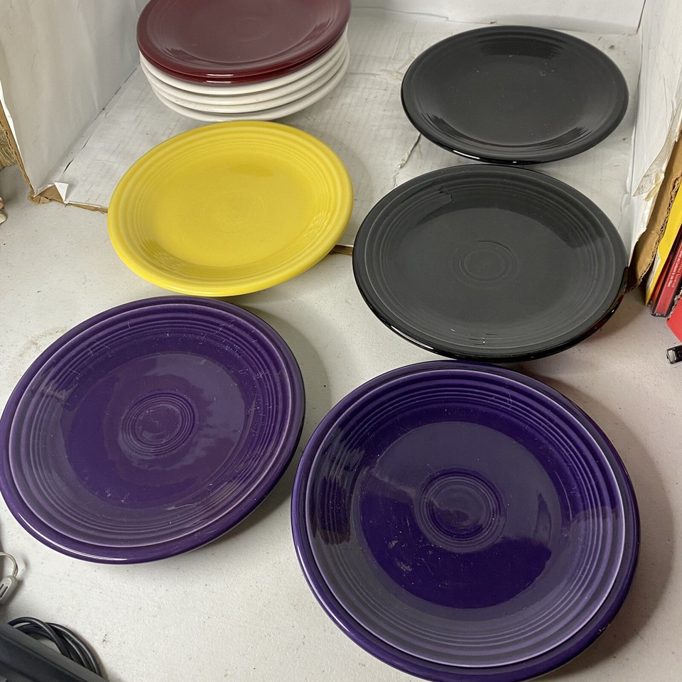 Lot Of 23 Fiesta Ware Fiestaware Mixed Color Salad Plate 7 1/4" See ...