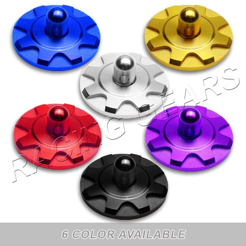 SILVER ALUMINUM SECURITY RACING SPORT BONNET APPEARANCE KIT HOOD PINS ...