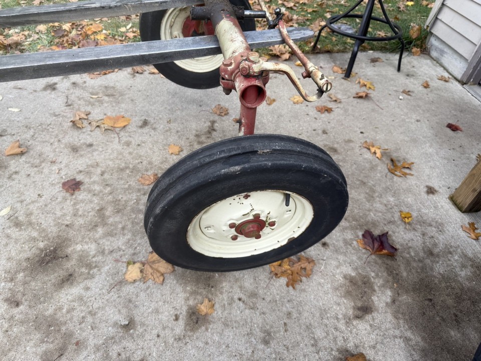 Farmall Cub Tractor Complete Front End front axle Rims & Tires | eBay