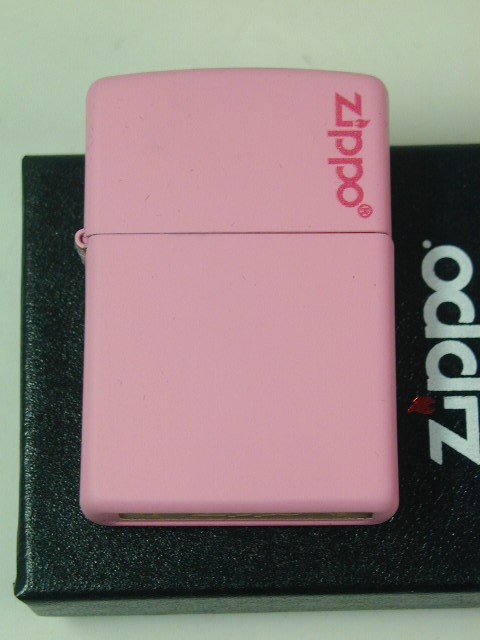 Zippo Pink Mat Lighter Plain Regular Logo Pink Used | eBay Australia