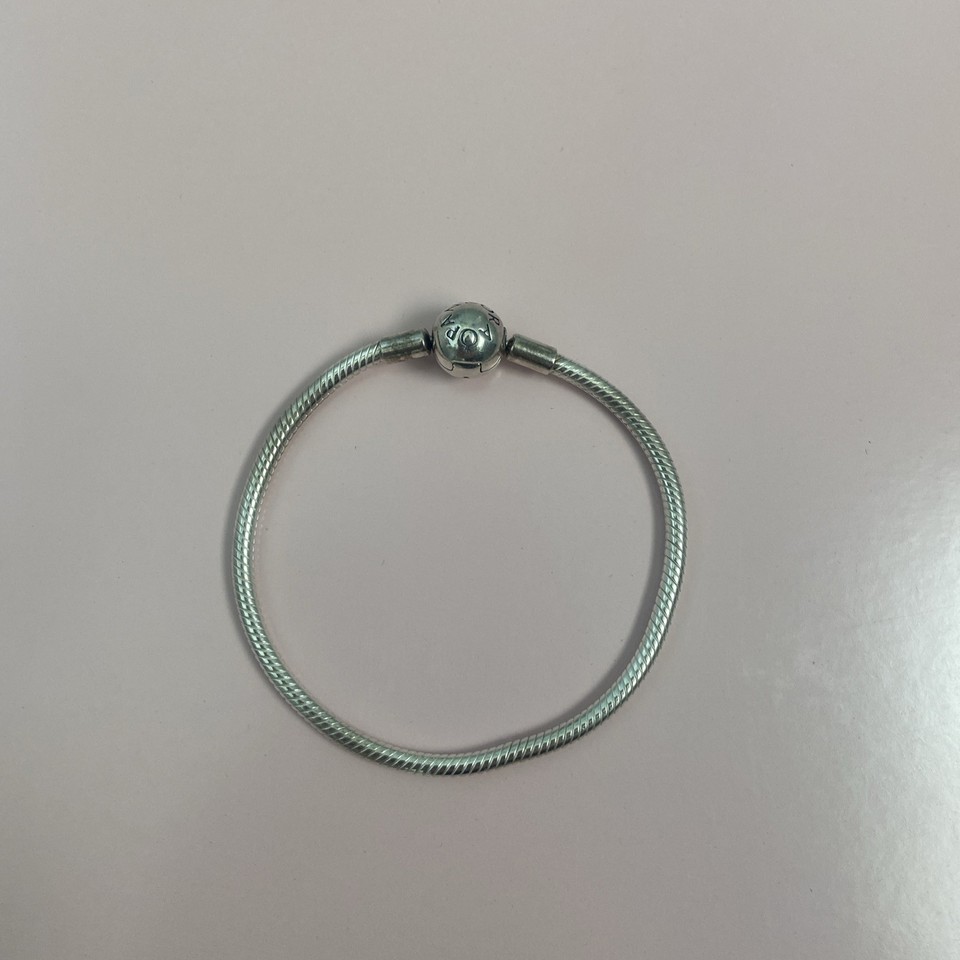 Authentic Pandora Bracelet, Sterling Silver Moments Clasp #590728 Size ...