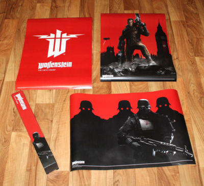 Wolfenstein The New Order Rare Promo Poster Set Xbox One 360 PS3 PS4 ...