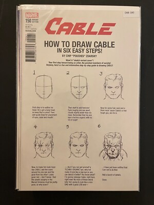 Cable 150 How To Draw Variant High Grade 9.6 Marvel Comic D88-180 | eBay