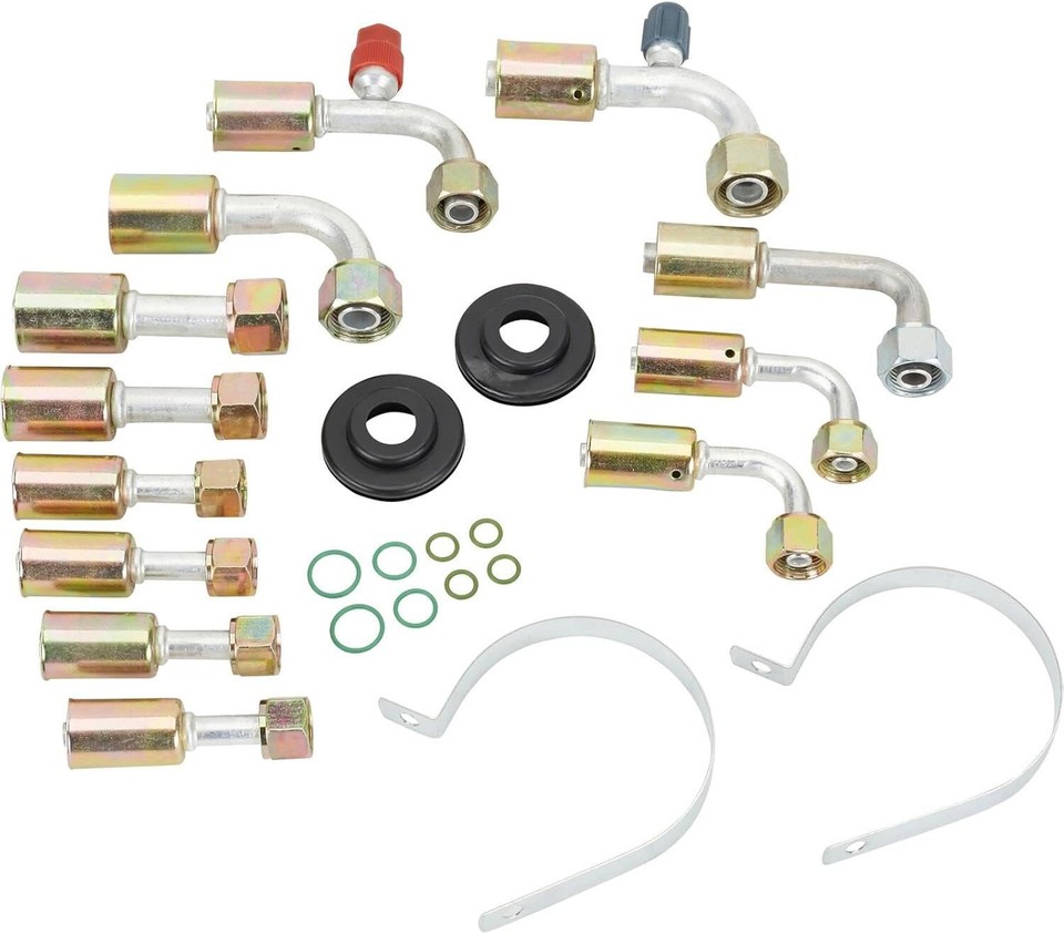 42810100 Universal A/C Hose & Fitting Kit for Custom Air Conditioning ...