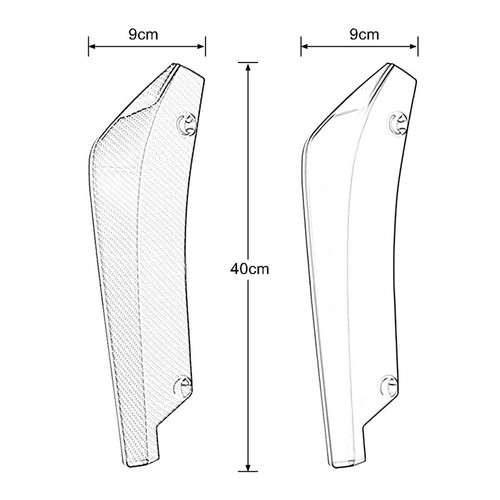 Car Lower Body Bumper Universal Back Lip Rear Spoiler Modification ...