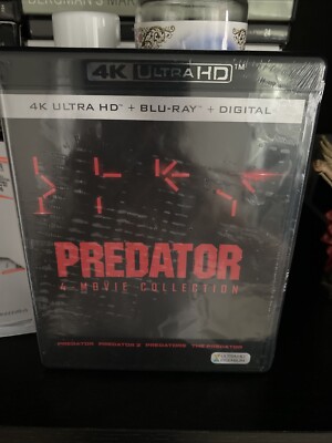 Predator 4 Movie Collection 4K UHD + Blu Ray SEALED 24543594871| eBay
