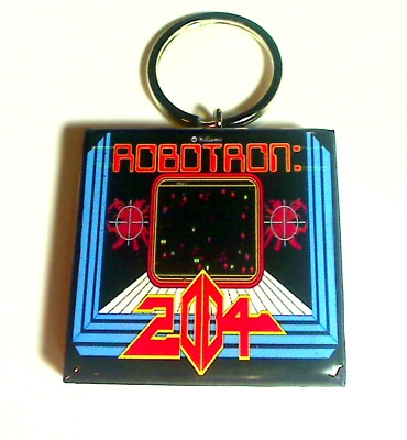 Robotron Arcade Coin Door accessory Keychain | eBay