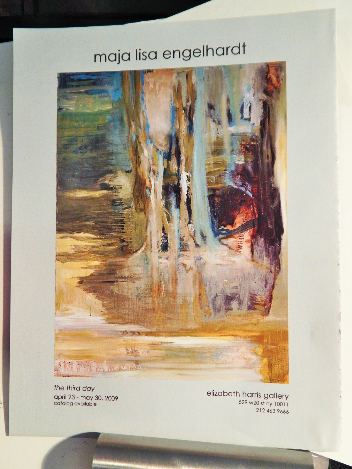 MAJA LISA ENGELHARDT ART PIECE VTG ORIG 2009 ADVERTISEMENT | eBay
