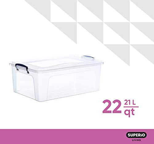 Storage Container 22 Qt Clear | eBay