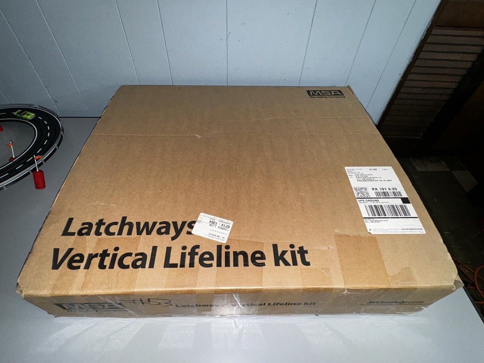 MSA Latchways Safety 30914-00 Vertical Ladder Lifeline Kit 20 ft - NEW ...