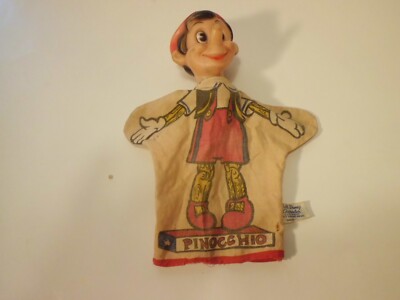 Vintage 1950s 60s DISNEY HAND PUPPET PINOCHIO BY GUND | eBay
