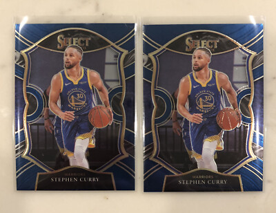 (2) 2020-21 PANINI SELECT STEPHEN CURRY RETAIL MEGA BOX BLUE CONCOURSE ...