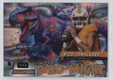 2024 Wild Card Alumination Dino-Might - Triceratops Nico Iamaleava # ...