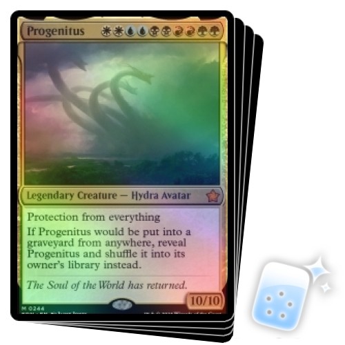 FOIL PROGENITUS X4 Foundations FDN Magic MTG MINT CARD | eBay