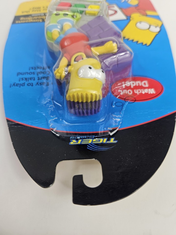 The Simpsons Bart Simpsons Skateboarding Clip-on Game Tiger New NOS ...