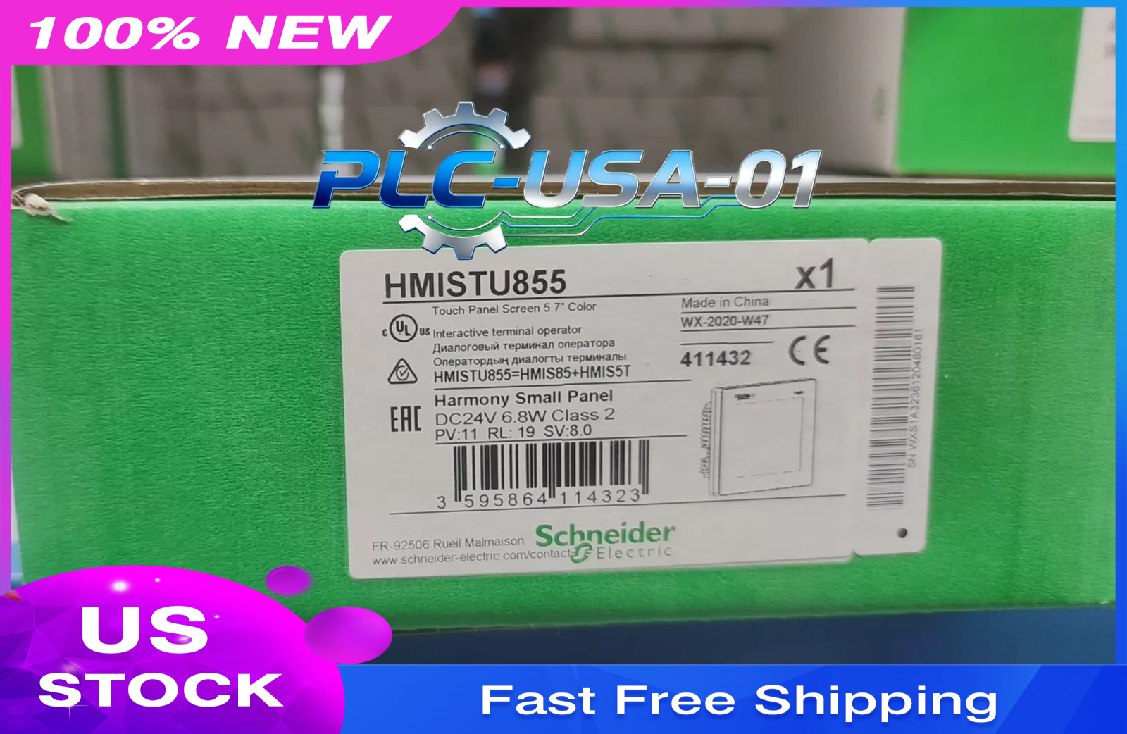 1PCS Brand New Schneider HMISTU855 Touch Screen HMISTU855 Fast shipping ...