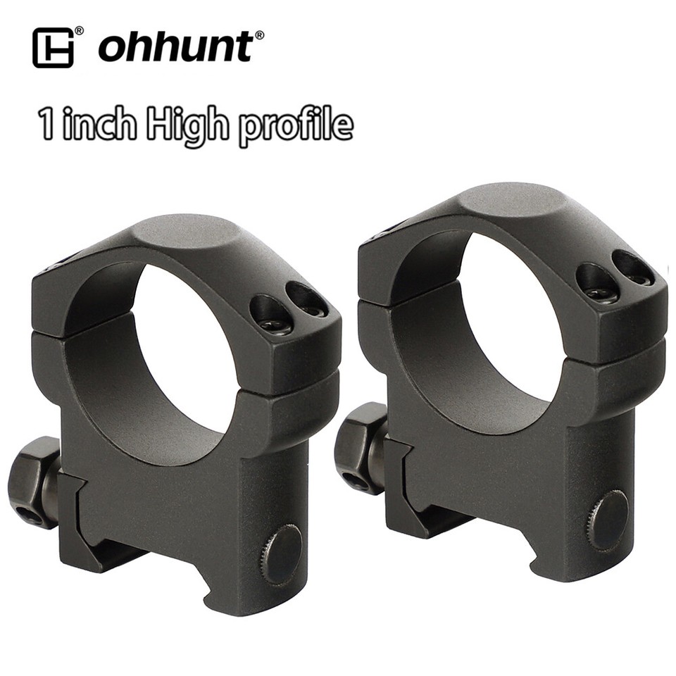 Ohhunt 1 Pair Tactical 30mm High Low Scope Rings Mount Fit 20mm Picatinny Rail | eBay