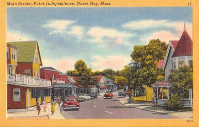 Onset Bay Massachusetts Main St Independence Point linen antique pc ...