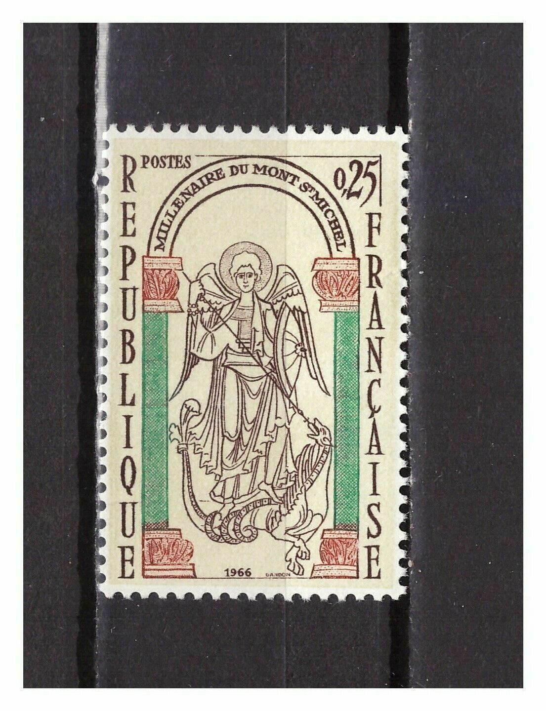 S24875a) France 1966 MNH Mont Saint Michel 1v | eBay