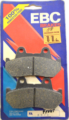 New EBC Honda FA69/2 Honda Front Brakes | eBay