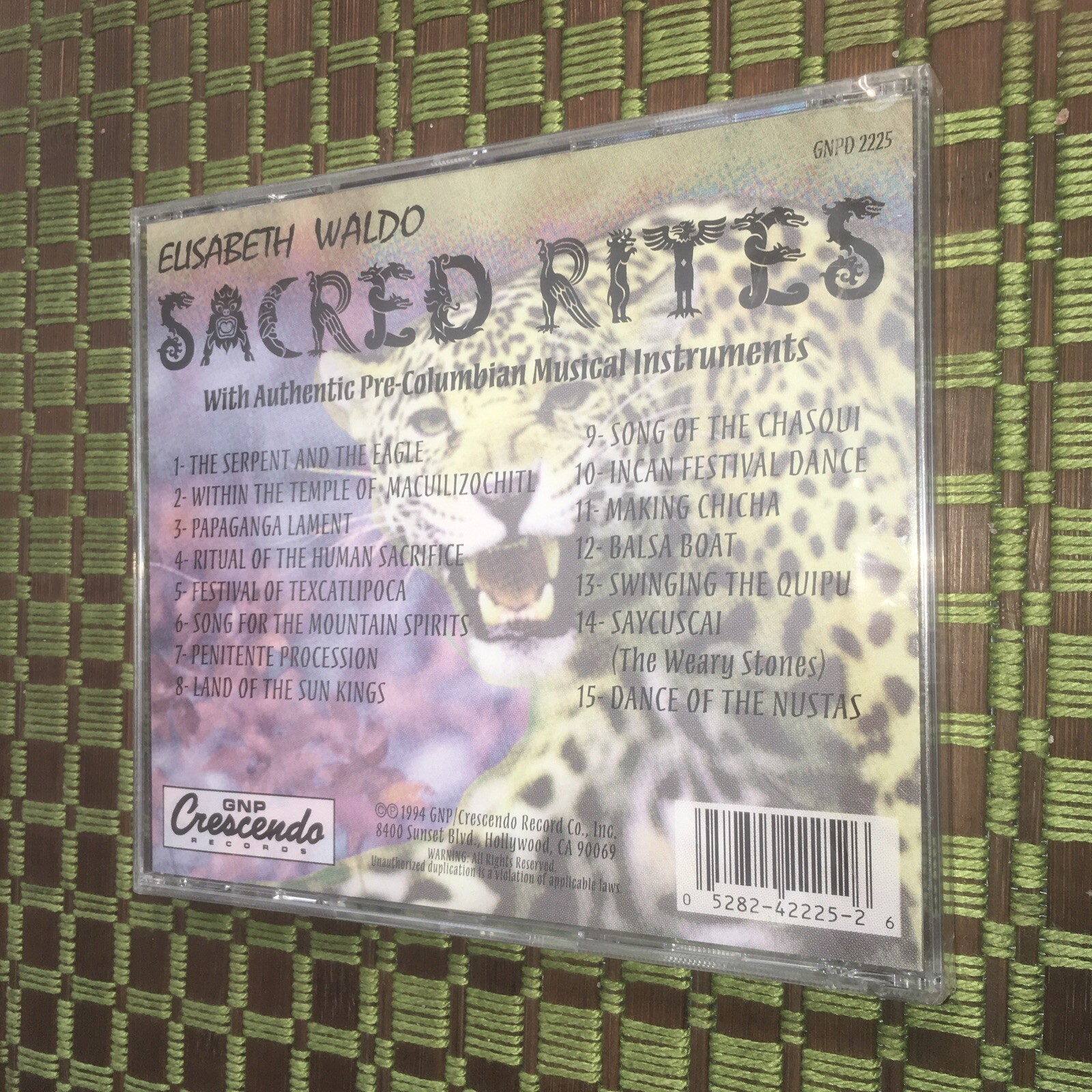 Sacred Rites by Elisabeth Waldo (CD, Apr-1995, GNP/Crescendo) for sale ...