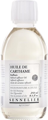 Sennelier Refined Safflower Oil (Huile de Carthame) for Oil Painting ...