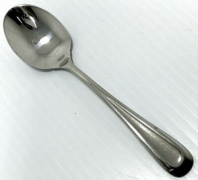 Oneida Glossy Sand Dune Satin Accent Stainless Sugar Spoon 6 1/8" | eBay