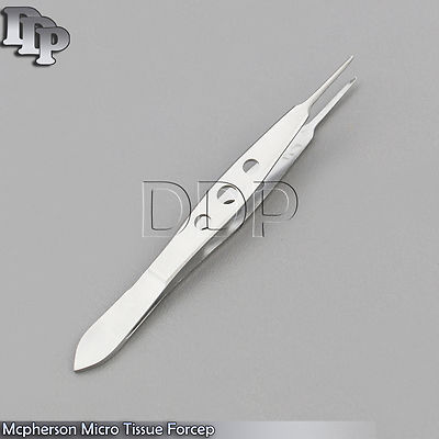 2 MCPHERSON MICRO TISSUE OPHTHALMIC SURGERY DELICATE FORCEP 1X2 TEETH 0 ...
