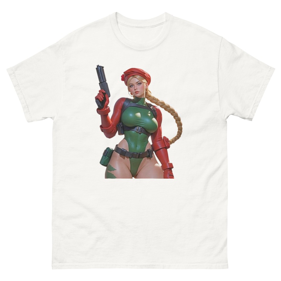 Cammy Street Fighter Tee, Custom Gamer Shirts, Hot Cammy Tshirt Front ...