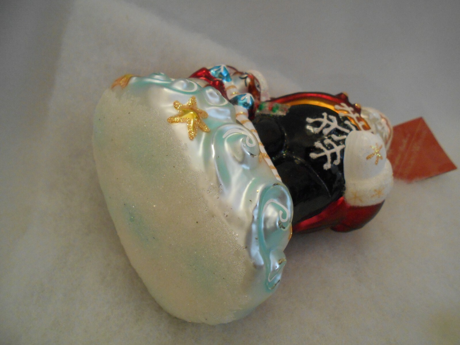 RADKO "STARDUST SANTA" 98-817-0 1998 7 1/2" X 4" WOODLAND WINDS SANTA ...