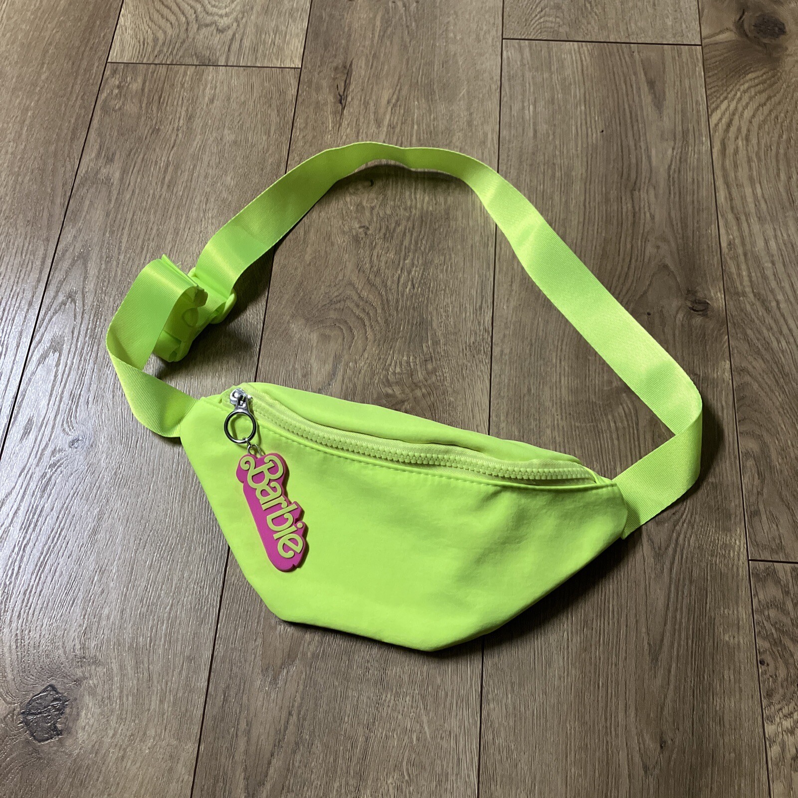 Barbie The Movie Neon Green Fanny Pack Zips Unisex- Halloween costume ...
