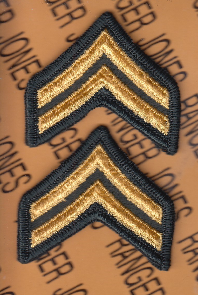 US Army WAC Enlisted E-4 CPL CORPORAL Class A's ~2" patch set NOS RANK ...