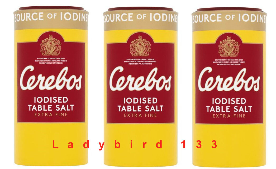 Cerebos Extra Fine Iodised Table Salt 400g x3 | eBay UK