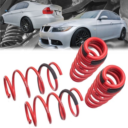 Megan Front+Rear Red Euro Lowering Springs Kit For BMW 3-Series E90 E92 ...